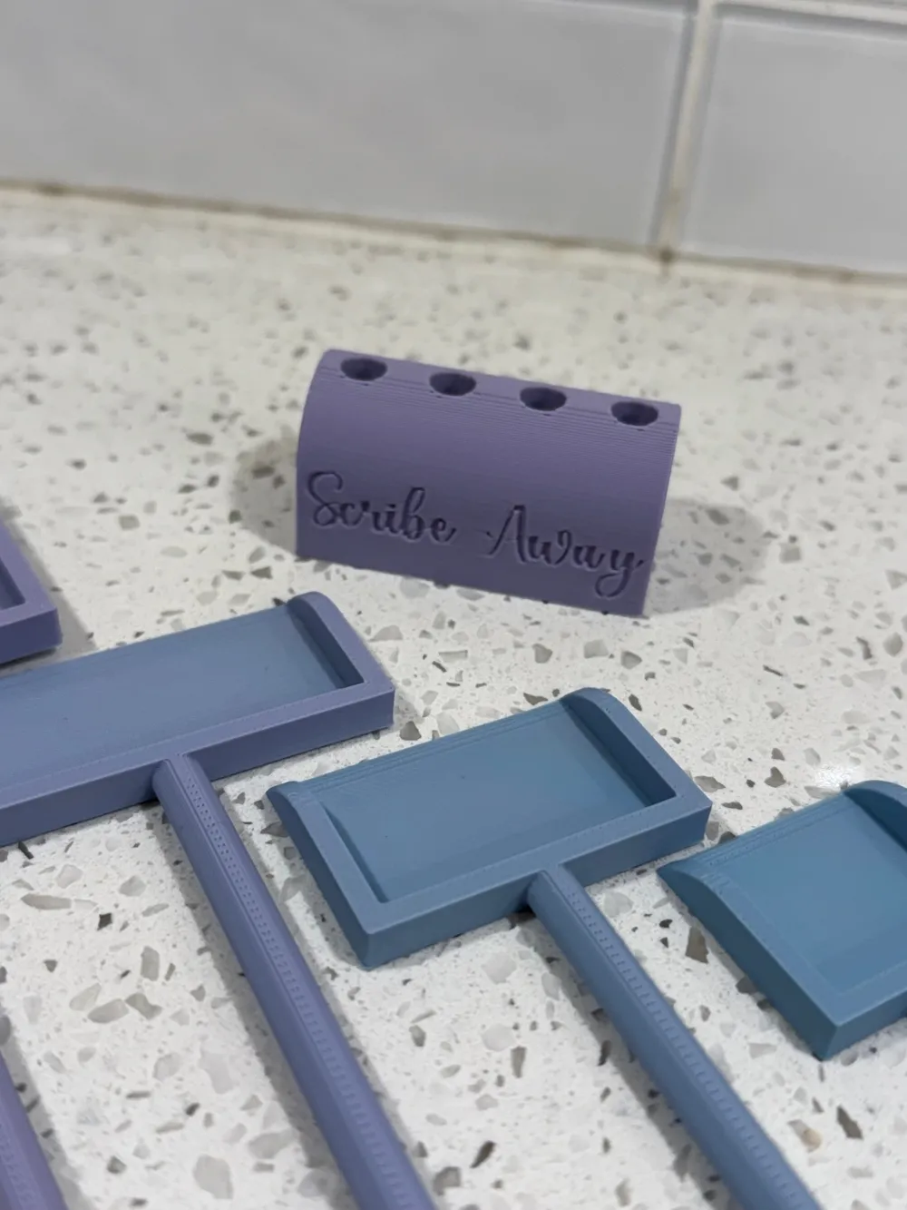 Cookie Scribe with Scoop Scraper and Holder - Free 3D Print Model ...