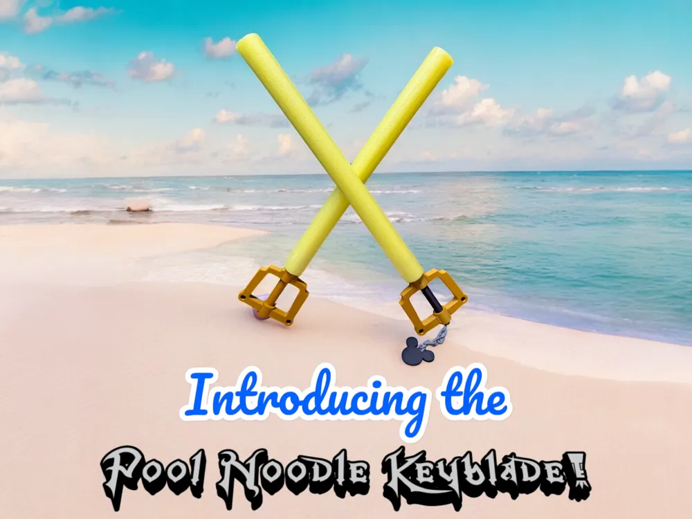 Pool Noodle Keyblade by MightyPrints MakerWorld: Download Free 3D Models