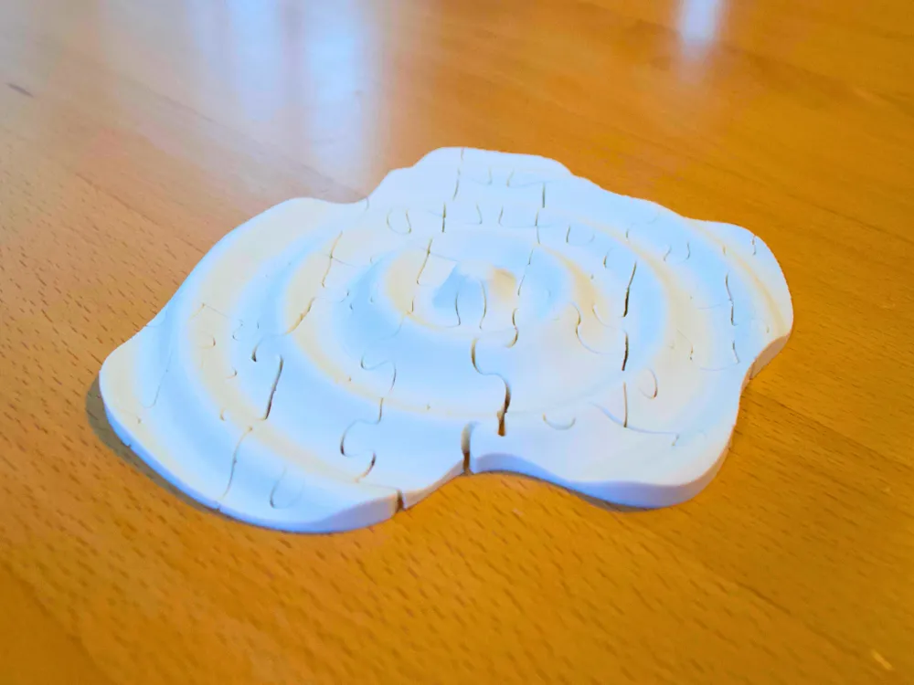 Wave Puzzle 27 pieces / Normal by ren - MakerWorld