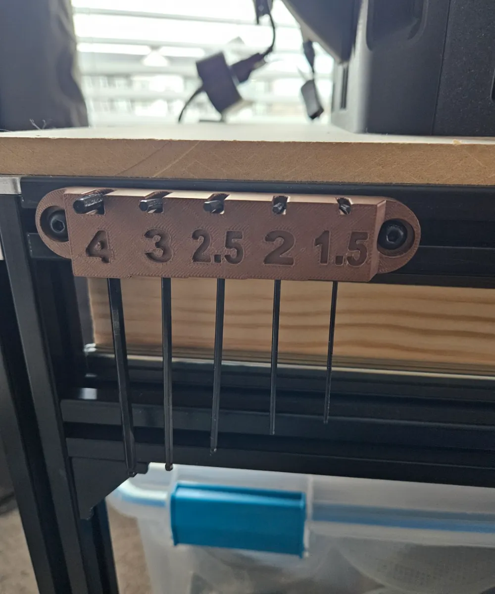 3030 Aluminum Extrusion Hex L-Key Holder by DezPool - MakerWorld