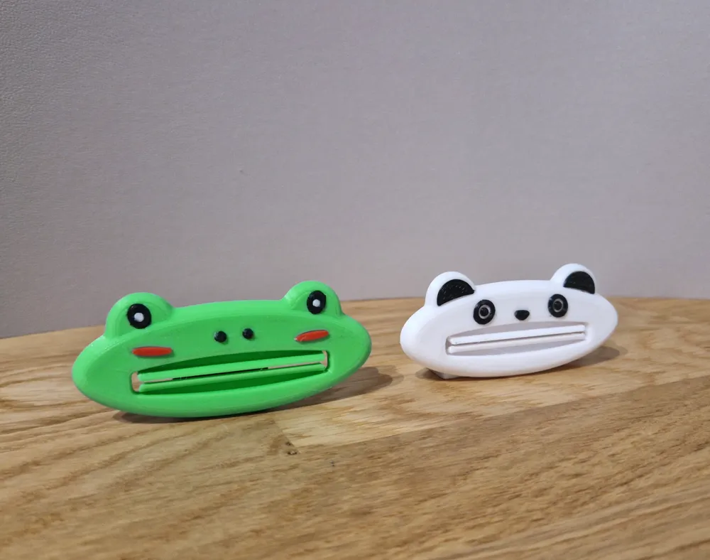 Fun Frog and Panda Toothpaste Squeezers by DPJRodrigues - MakerWorld