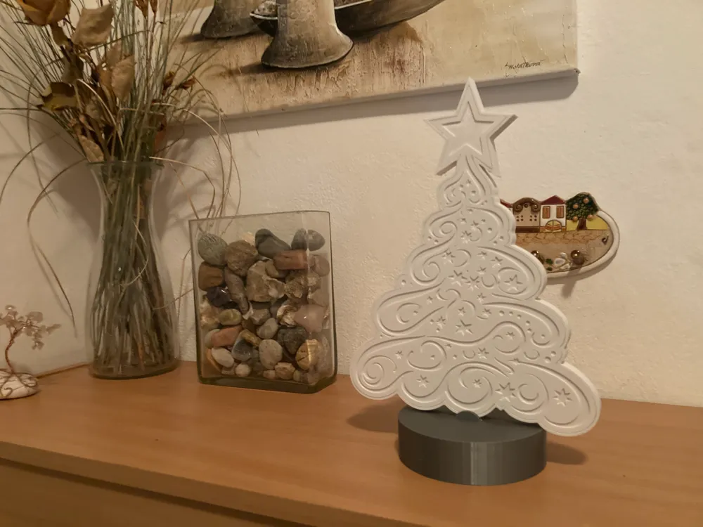 Xmas tree lightbox with timer & 8 functions memory by CreativeDesign3D ...