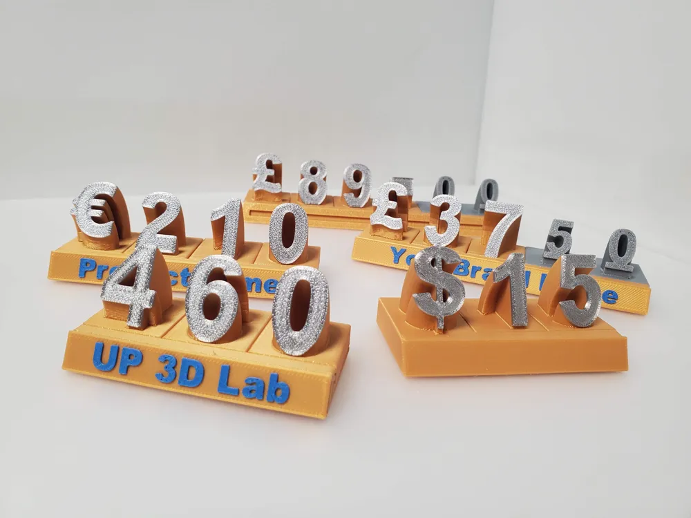 Price tag by UP 3D MakerWorld: Download Free 3D Models