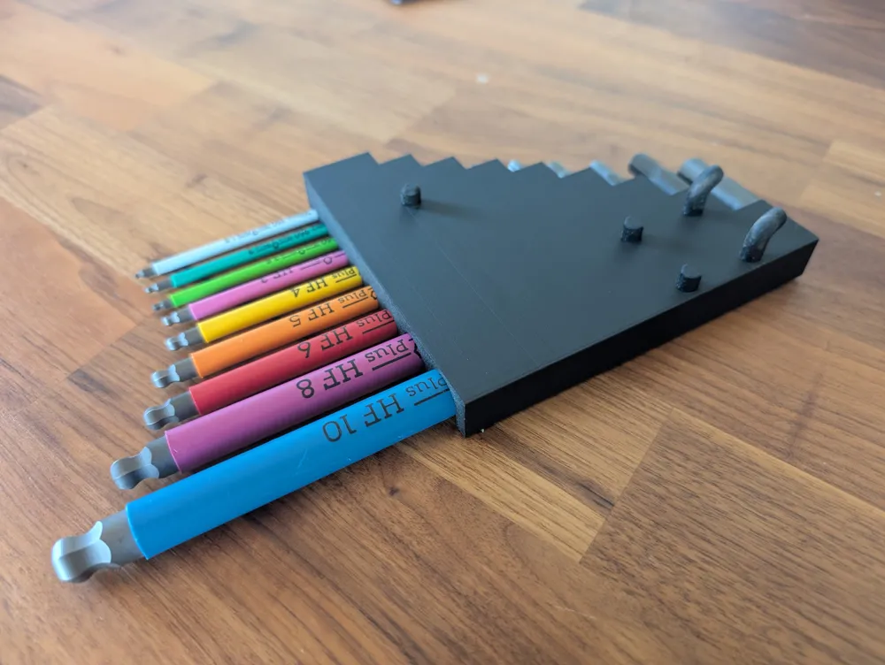 Wera Metric Hex Key Pegboard Holder by DollaWrecka - MakerWorld