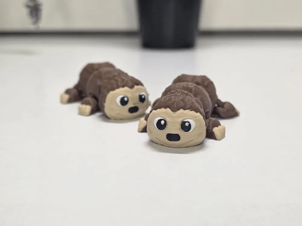 Mini Articulated Sloth by 3D URSA MakerWorld: Download Free 3D Models