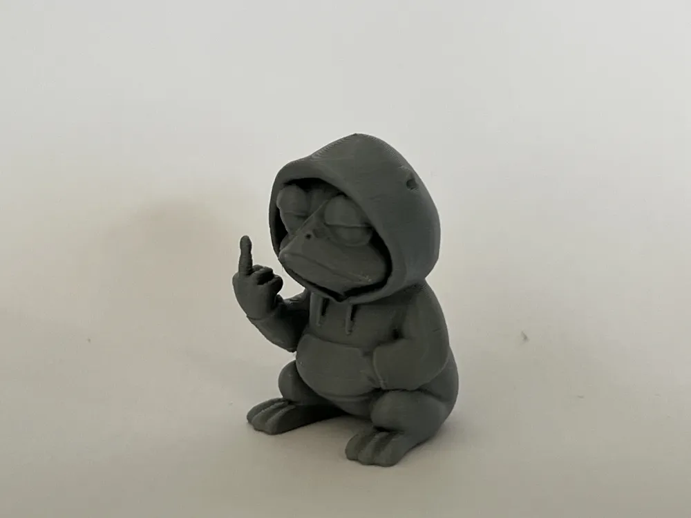 Hoodie Menace – The Rude Frog by Evilian MakerWorld: Download Free 3D ...