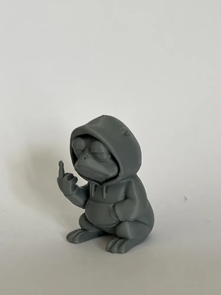 Hoodie Menace – The Rude Frog by Evilian MakerWorld: Download Free 3D ...