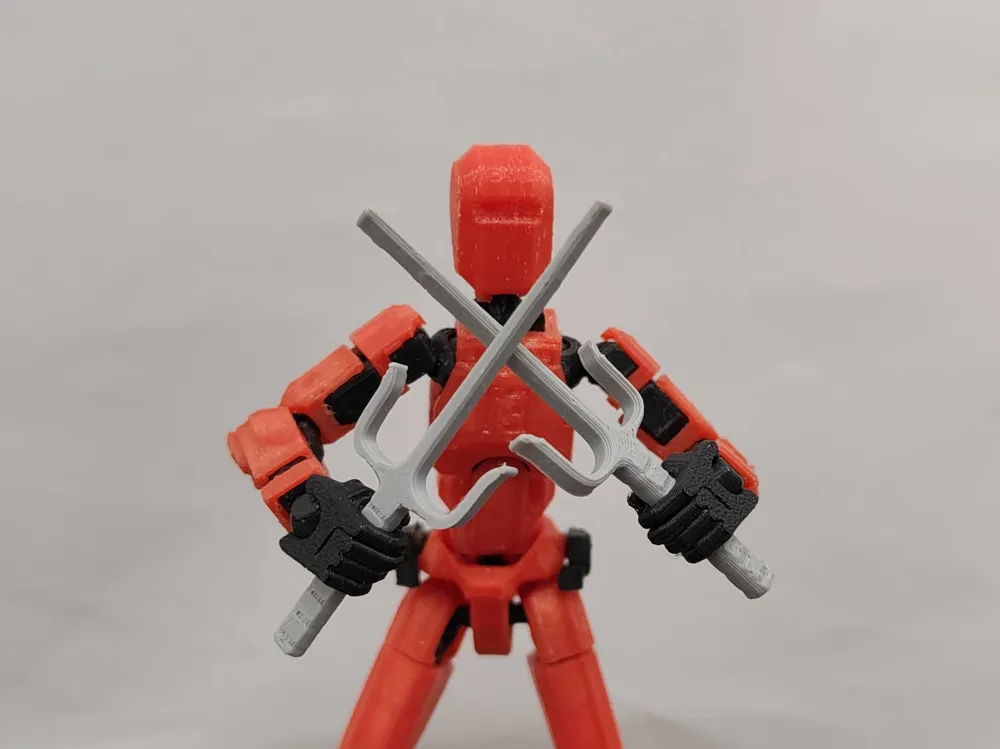 Dummy 13: TNMT Weapon Pack - Free 3D Print Model - MakerWorld