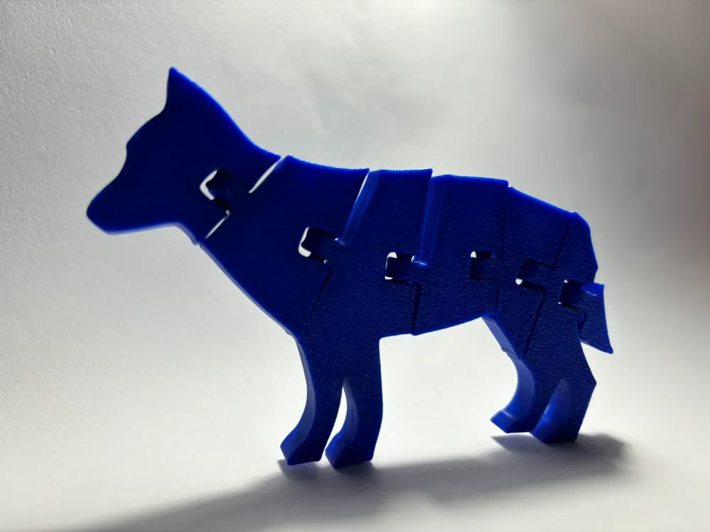 Articulated dog by vk3dprinting - MakerWorld
