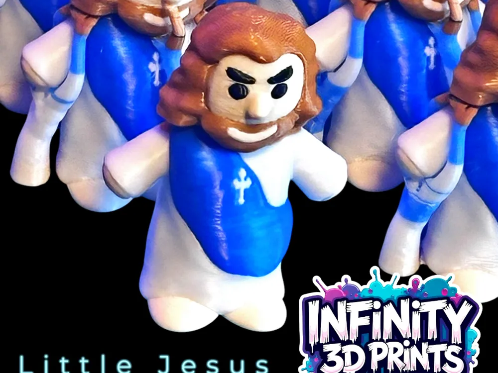 LITTLE JESUS - CONCERNED LOOK/HAPPY LOOK - Free 3D Print Model - MakerWorld