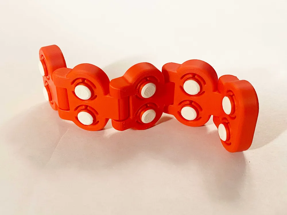 Pop-It Ribbon Fidget Toy - Free 3D Print Model - MakerWorld