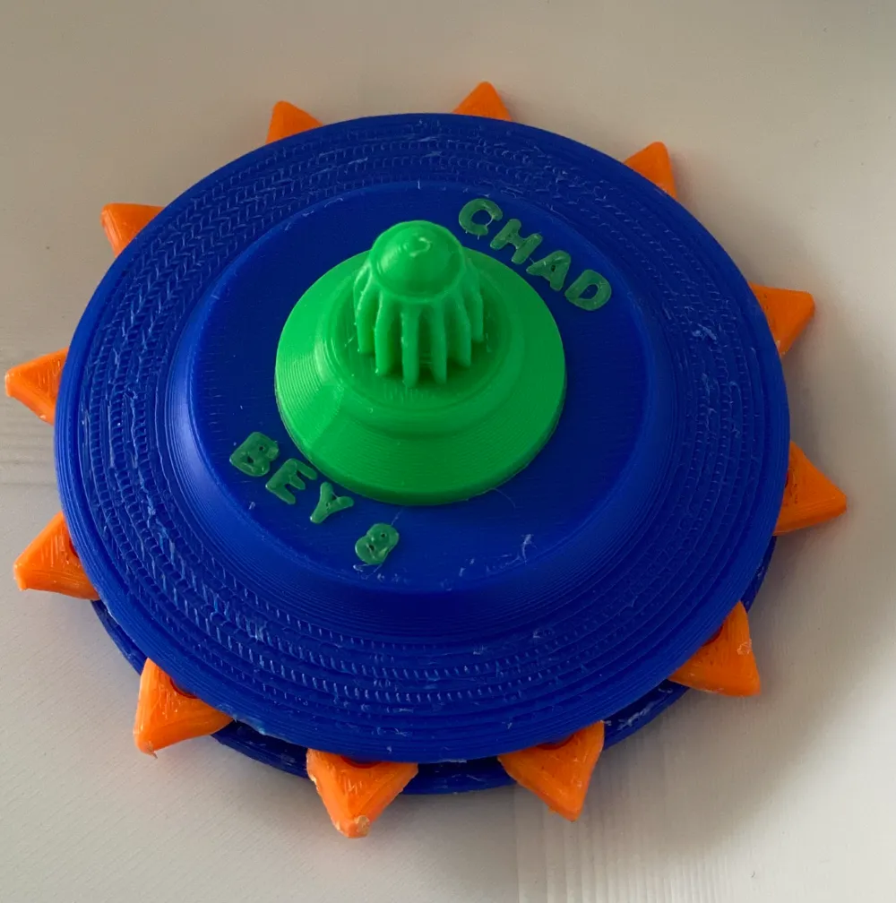 Chad Bey 8 (Stamina Type) Beyblade by Dryin MakerWorld: Download Free ...