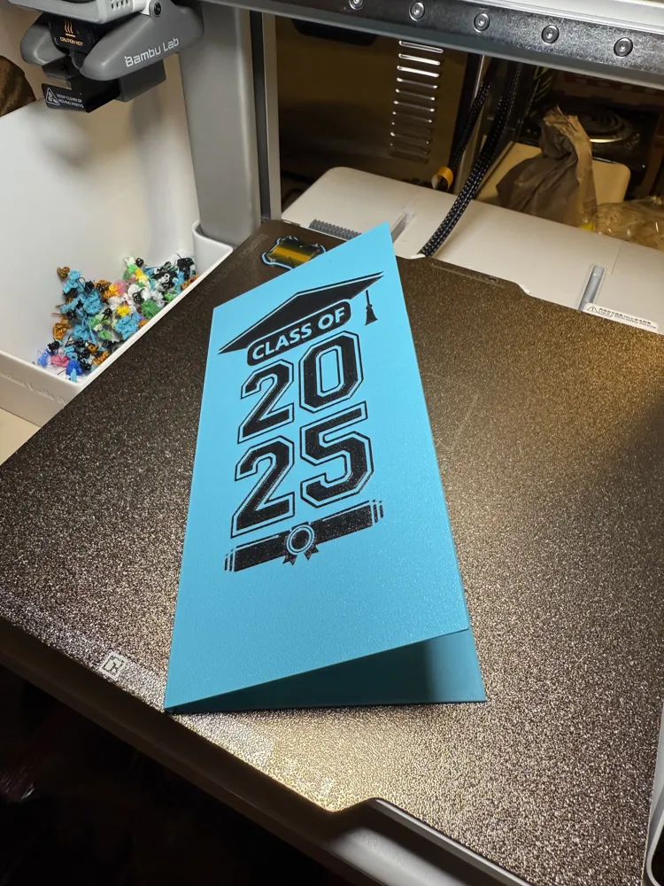 Graduation Card 2025 – Foldable & Customizable - Free 3D Print Model ...