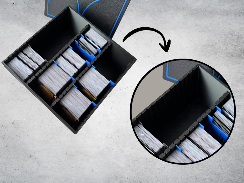 Giant MTG/Commander Organizer Box - Free 3D Print Model - MakerWorld