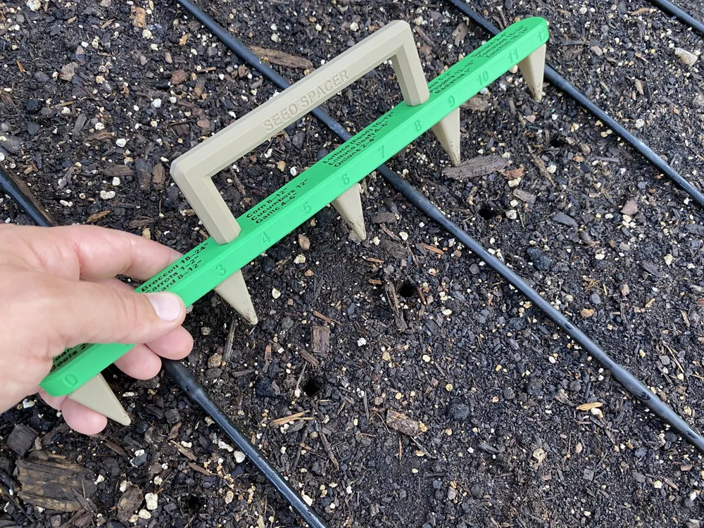 Seed Spacing Tool for square foot gardening by Professor Chaos ...