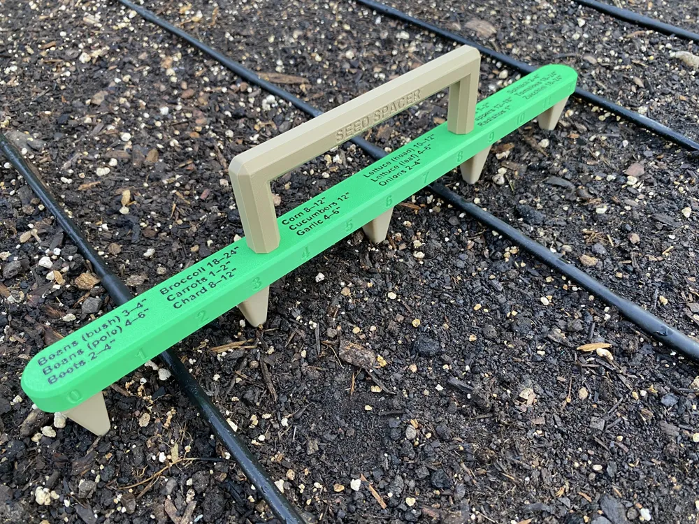 Seed Spacing Tool for square foot gardening by Professor Chaos ...