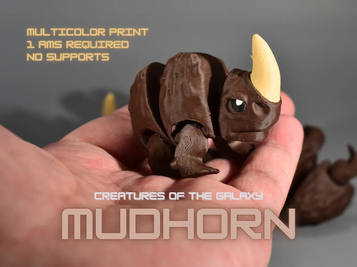 Star Wars Mudhorn Flexi - Free 3D Print Model - MakerWorld