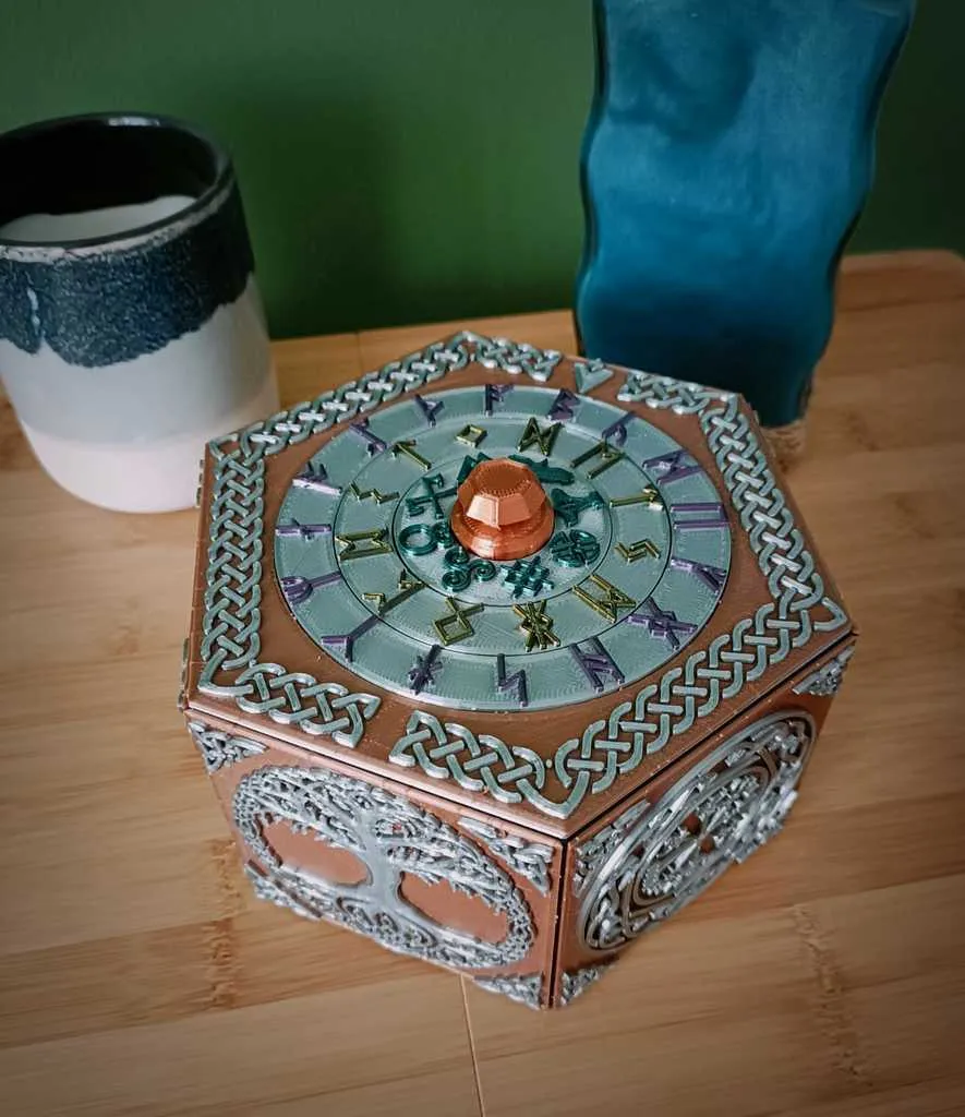 Concentric Combination Puzzle Box - Viking Style by NeveroddoreveN ...