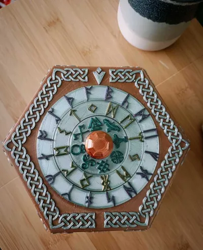 Concentric Combination Puzzle Box - Viking Style by NeveroddoreveN ...