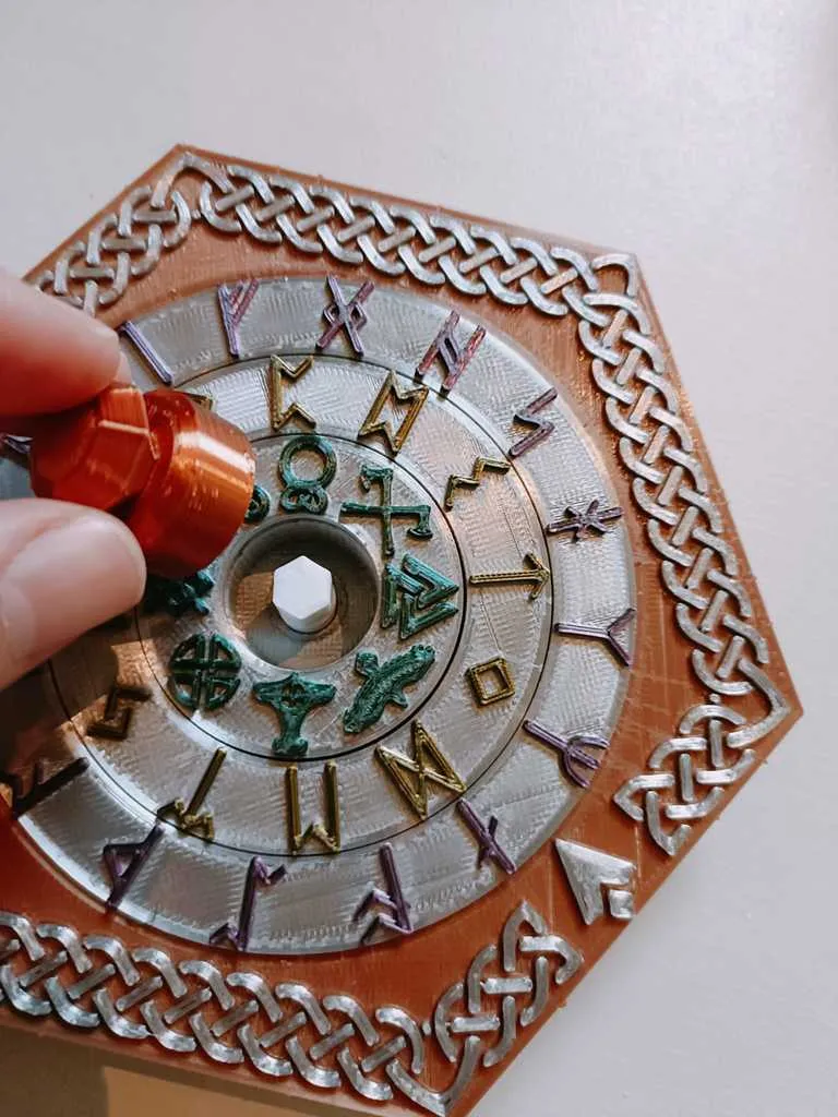 Concentric Combination Puzzle Box - Viking Style - Free 3D Print Model ...