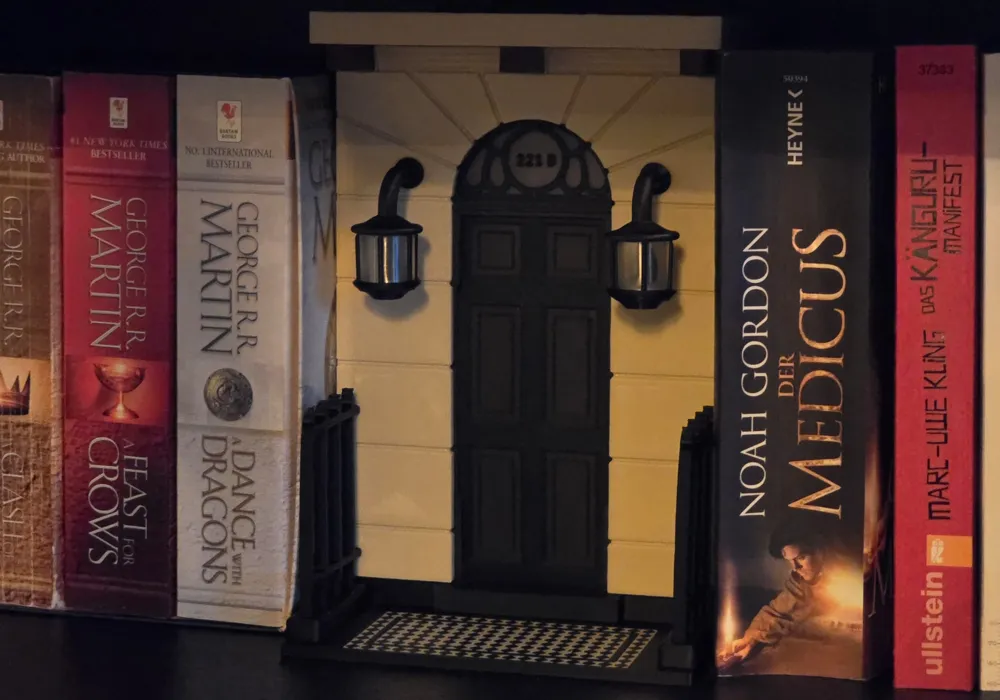 Baker Street - Book Nook - Free 3D Print Model - MakerWorld