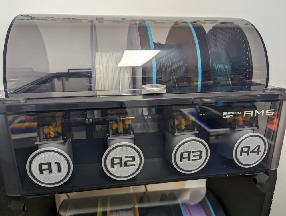 Bambu Lab AMS Slots Identifiers by Marc Elbichon - MakerWorld