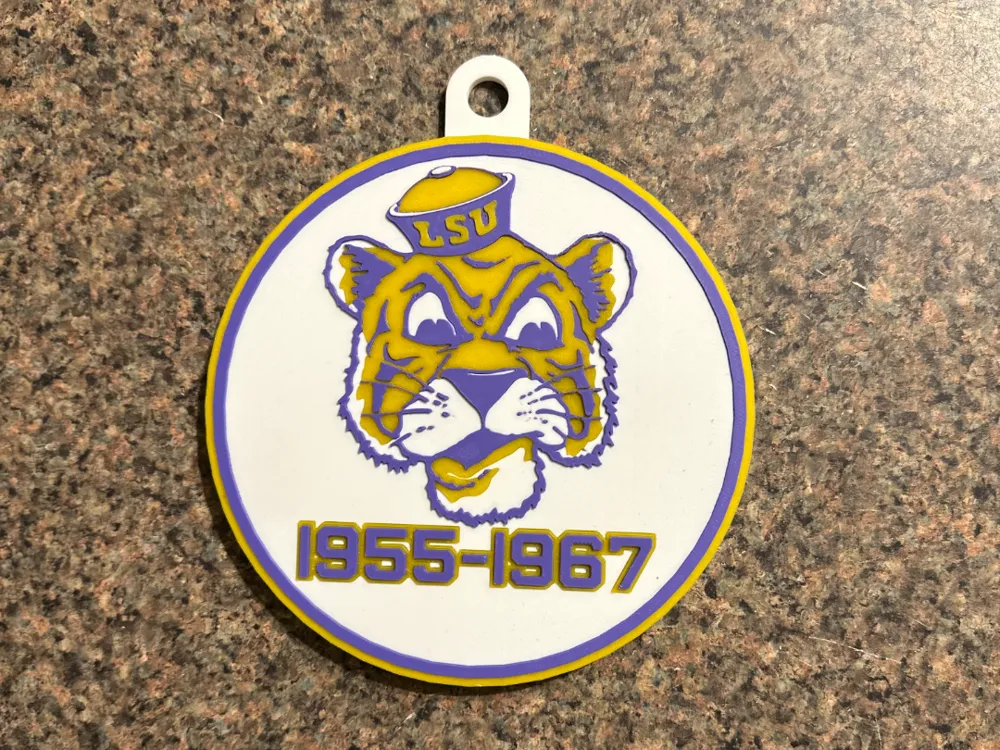 LSU Oversized Logo - 1955-1967 by Hamilton’s Custom CreationsMakerWorld ...