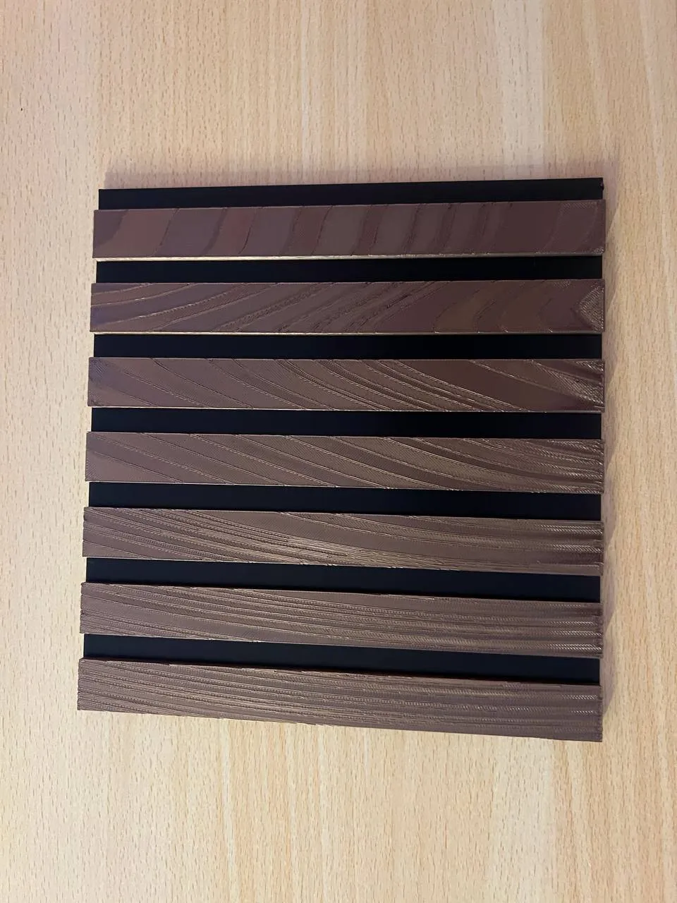 Decorative acoustic panel with wood effect by maxar MakerWorld: Download Free 3D Models