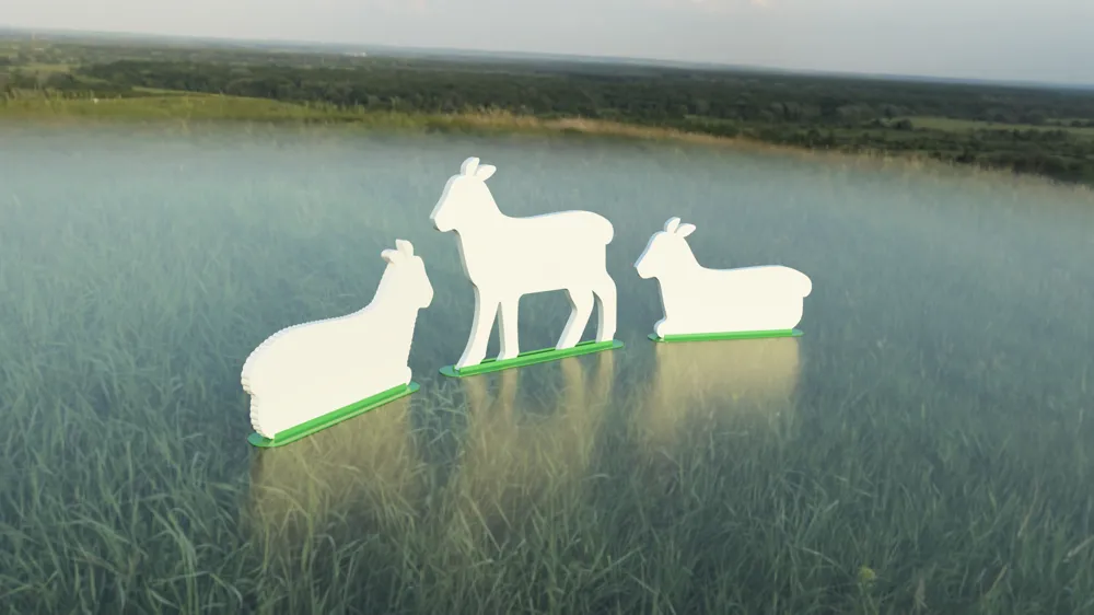 Easter Lamb Paschal 2D Art Gift by Drak - MakerWorld