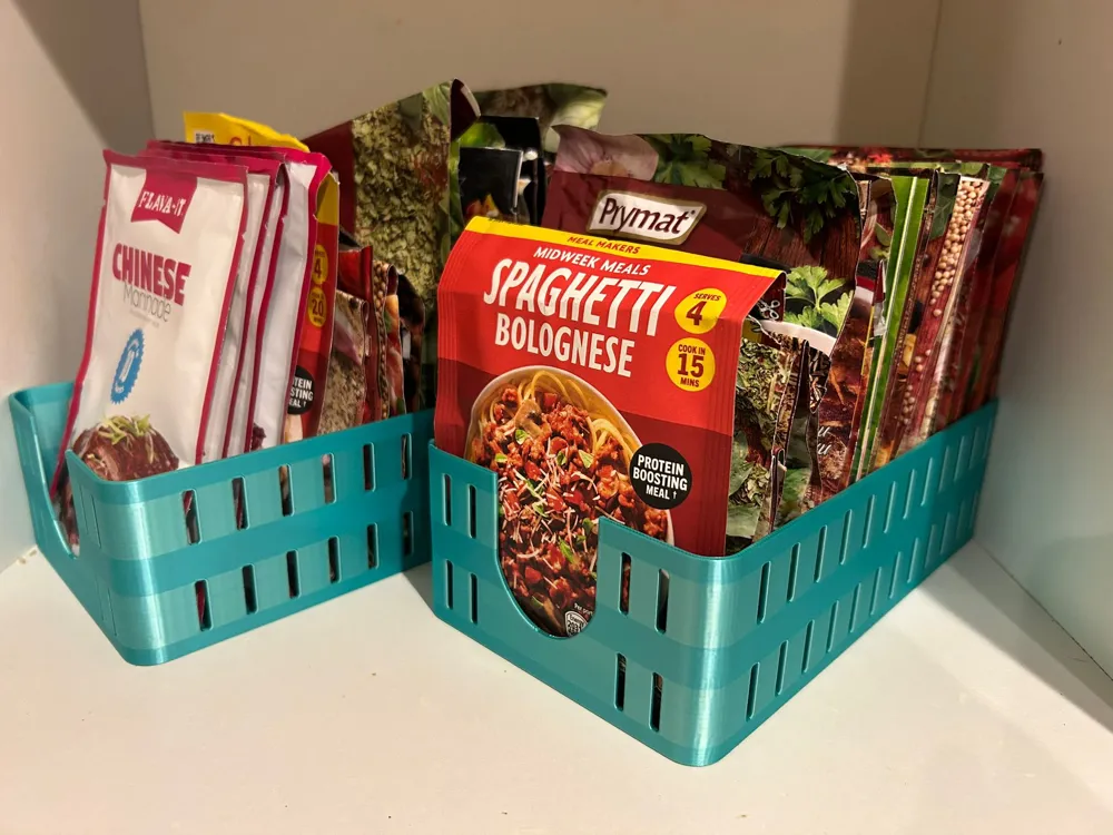 Seasoning Packet Organizer Tray - Free 3D Print Model - MakerWorld