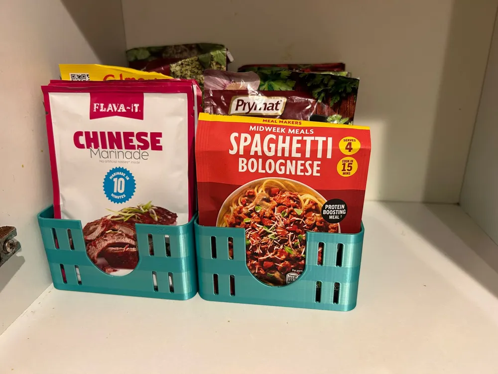 Seasoning Packet Organizer Tray - Free 3D Print Model - MakerWorld