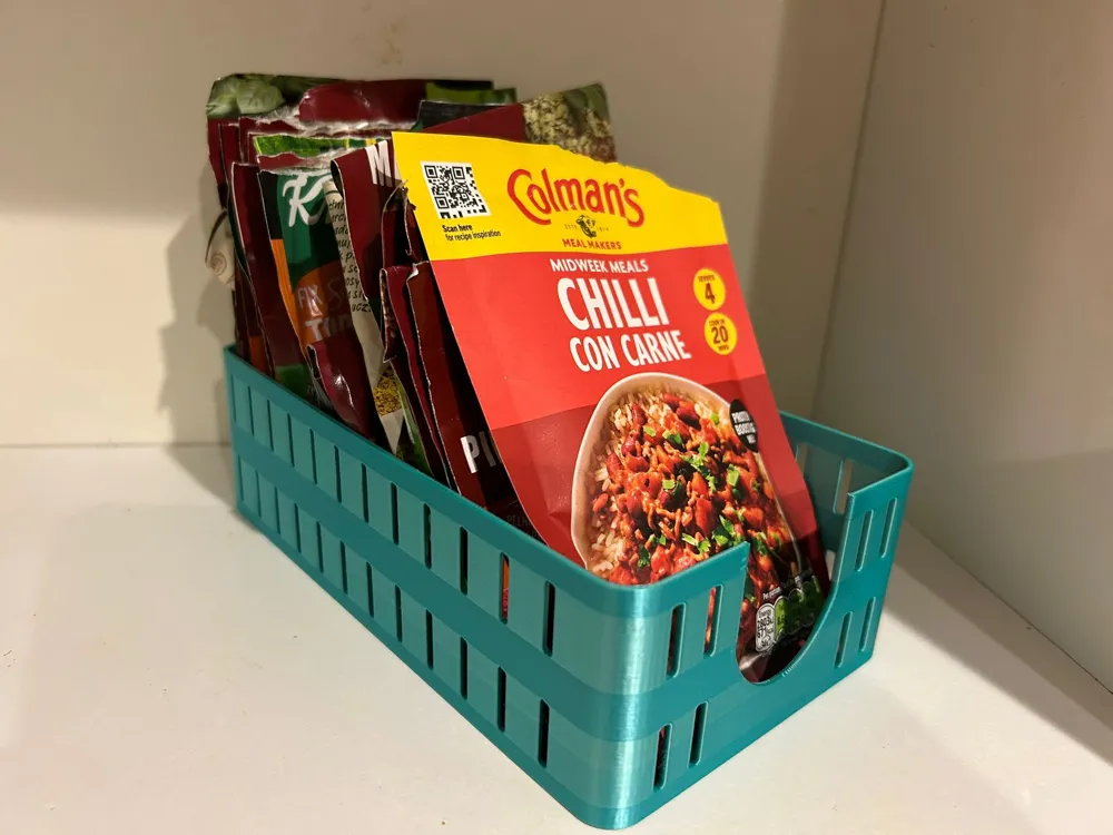 Seasoning Packet Organizer Tray - Free 3D Print Model - MakerWorld