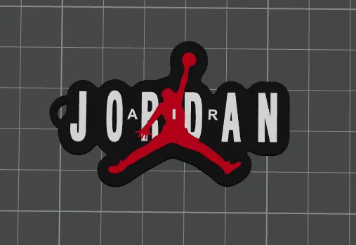Jordan Keychain with color Remixed by sean_mcnulty1 - MakerWorld
