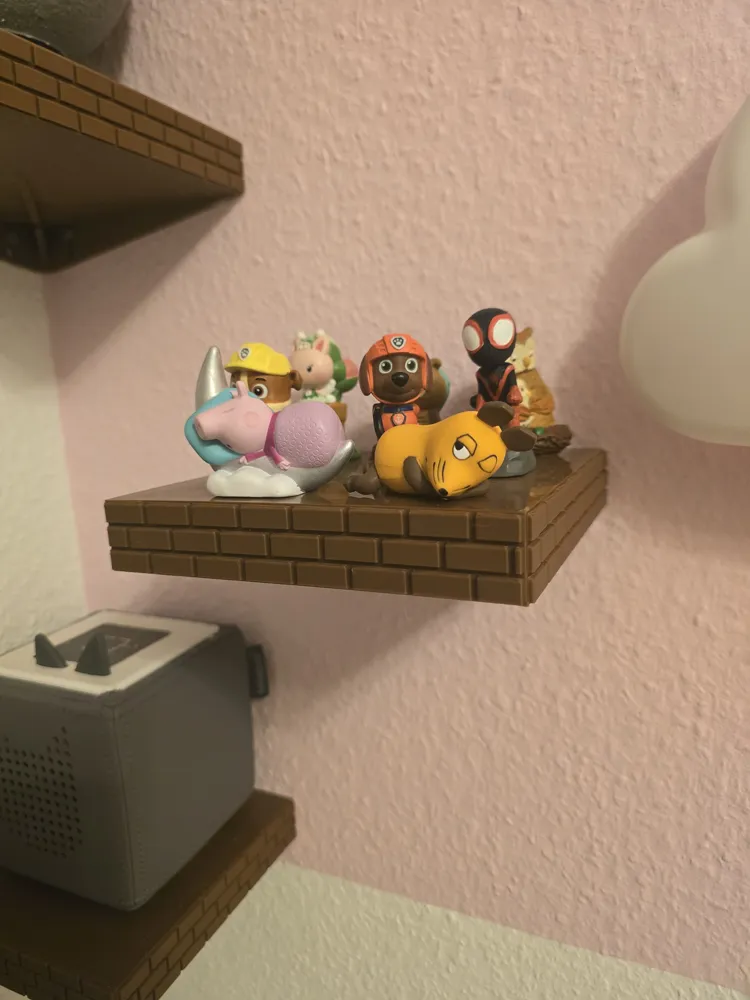 Super Mario Style Shelf - Free 3D Print Model - MakerWorld