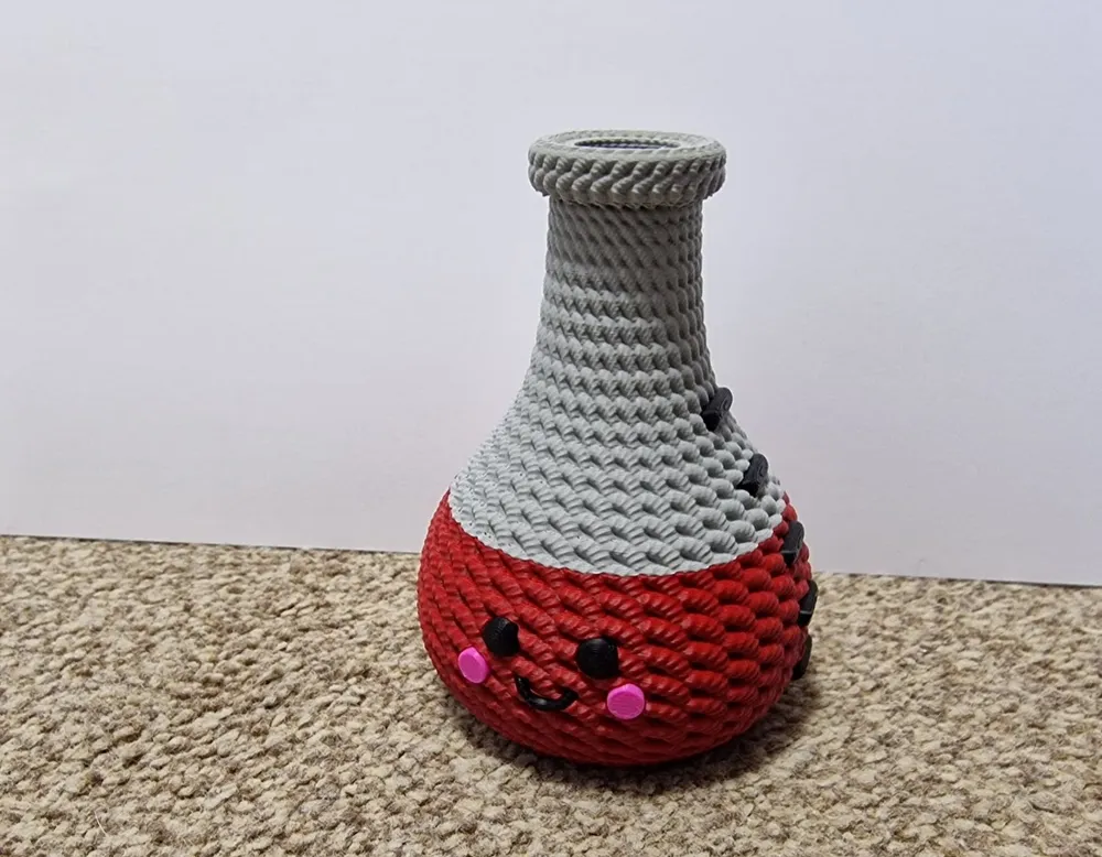 Adorably Scientific Crochet Lab Gear Boiling Flask by NaraaPrints ...
