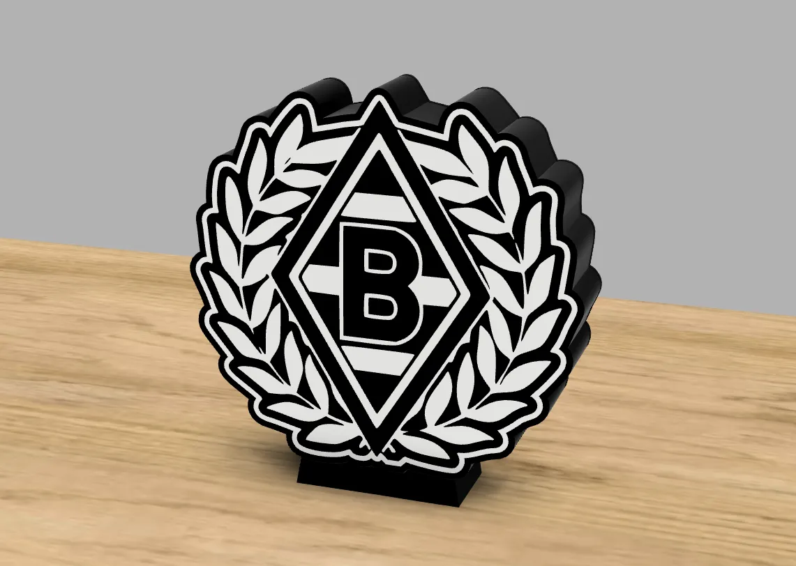 Borussia Mönchengladbach Lightbox / Schild von Justin MakerWorld: Kostenlose 3D-Modelle ...