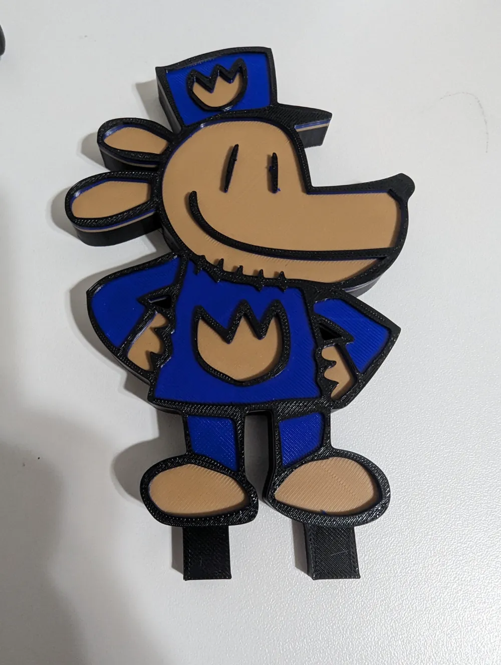 Dogman Cake Topper AMS Three Color Model Remixed by SpruceWayne ...