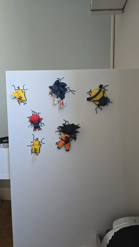 Pokémon - Crushed Pikachu - Wall Decal - Free 3D Print Model - MakerWorld