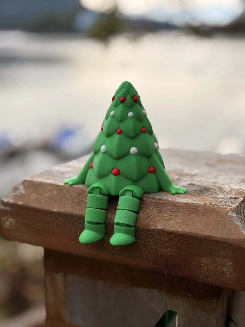 Improved articulating Christmas tree V2 - Free 3D Print Model - MakerWorld