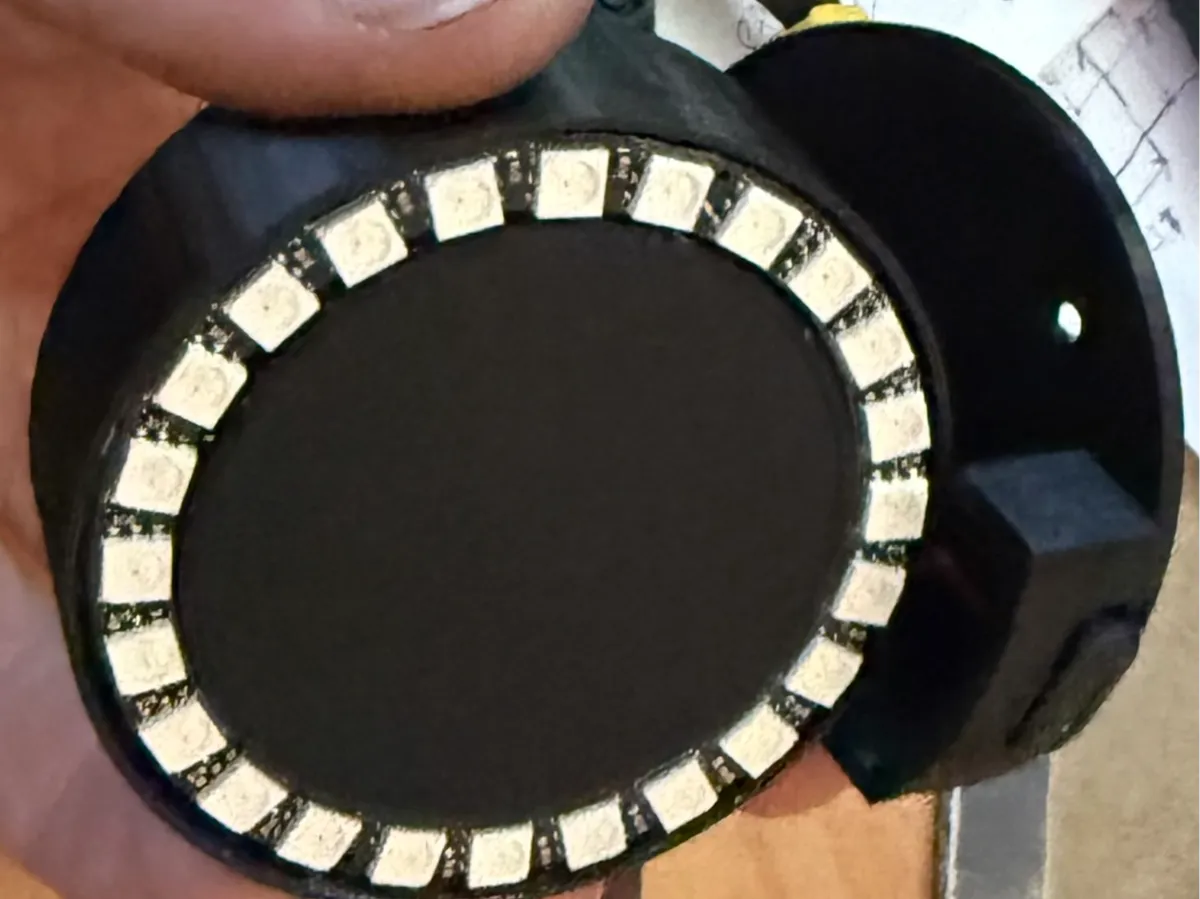 24× NeoPixel Holder for Wemos D1 Mini ESP32 (WLED) - Free 3D Print ...