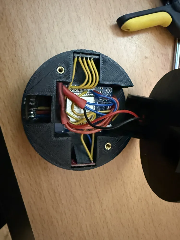 24× NeoPixel Holder for Wemos D1 Mini ESP32 (WLED) - Free 3D Print ...