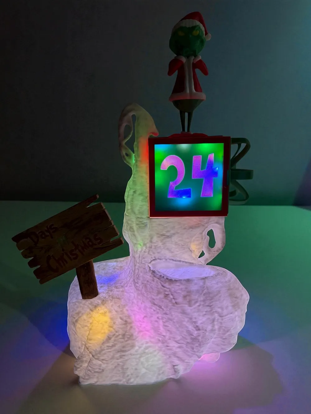 The Grinch's Countdown to Christmas - Free 3D Print Model - MakerWorld
