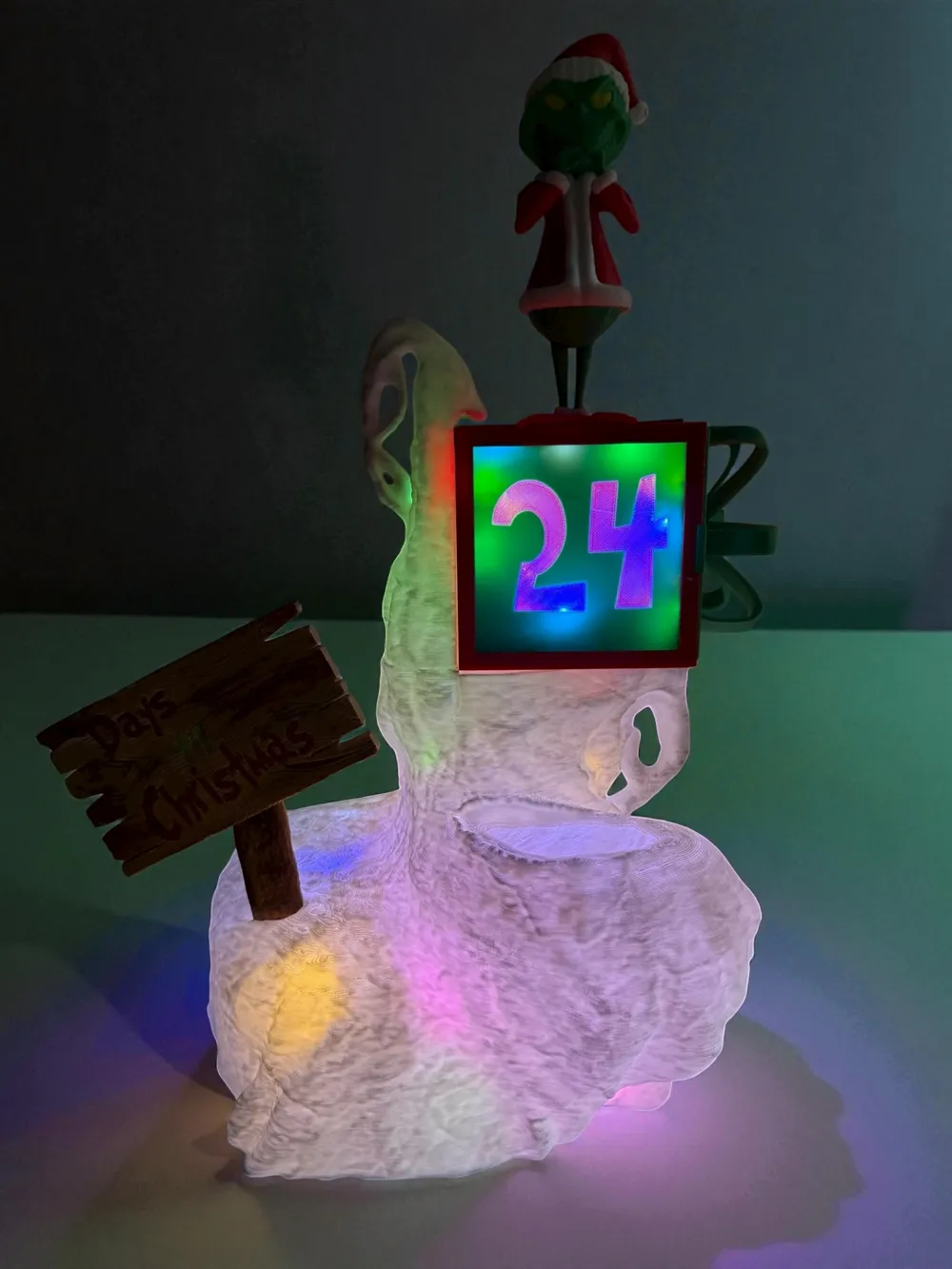 The Grinch's Countdown to Christmas - Free 3D Print Model - MakerWorld