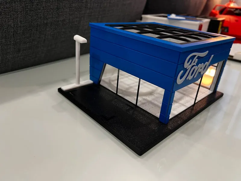 Diorama Showroom Ford - GigaPenguin3DPrinting - Free 3D Print Model ...