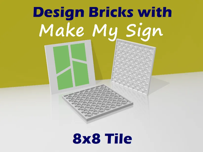 Tile 8x8 - Make own Bricks by BamBam Design MakerWorld: Download Free 3D Models