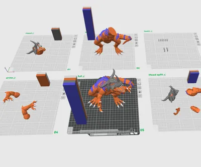 Realistic Greymon by Becca_3D - MakerWorld