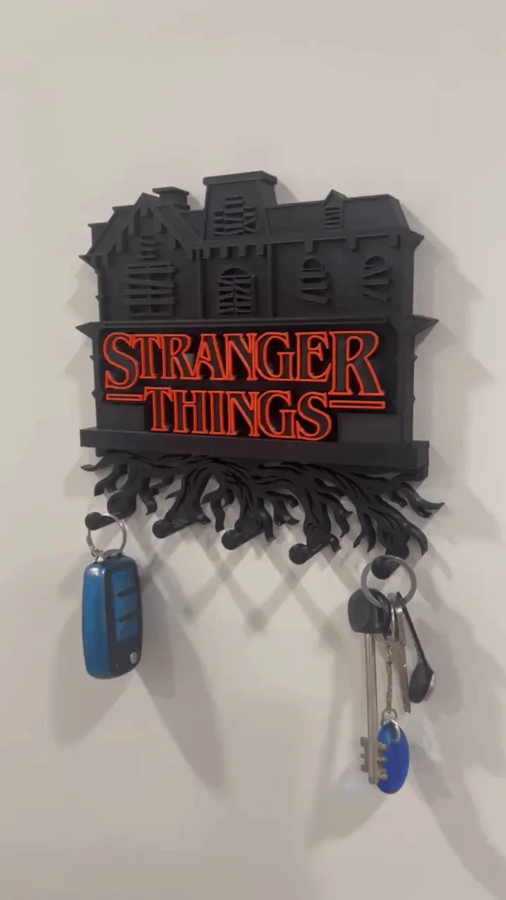 Stranger Things - Schlüsselhalter – Kostenloses 3D-Druckmodell – MakerWorld