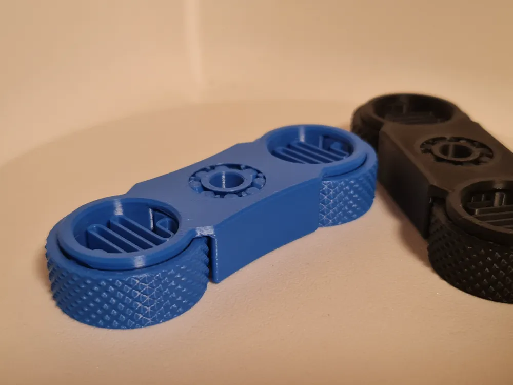 Spinning dual geared fidget clicker Print-in-place by Sanja 3D - MakerWorld