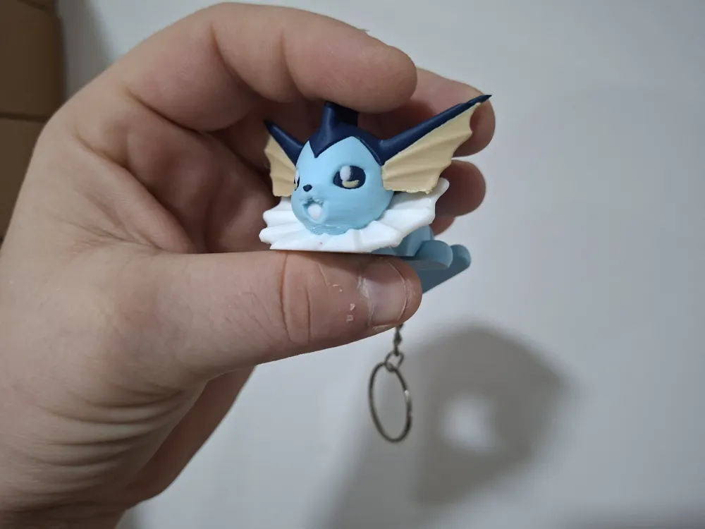 Vaporeon Flexi y Llavero - Modelo de impresión 3D gratuito - MakerWorld