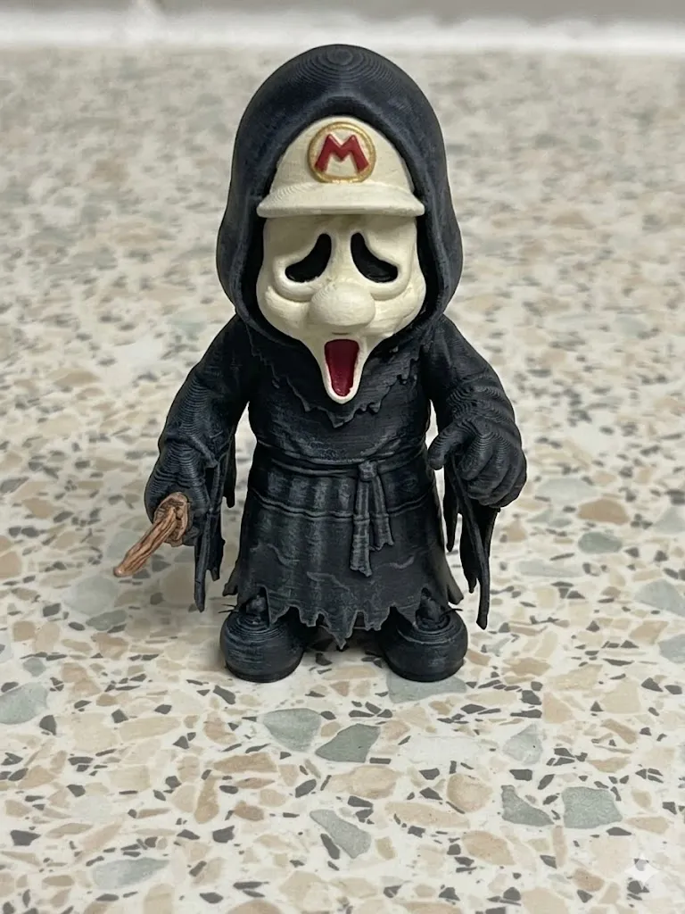 scream mario figure - Free 3D Print Model - MakerWorld